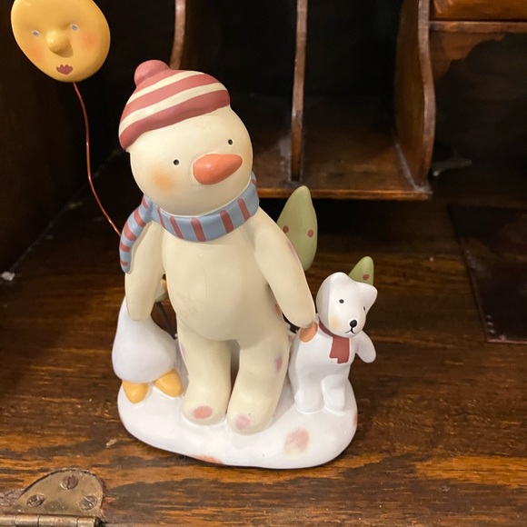 Russ | Holiday | Peace In The Meadow Bonnie Lynn Snowman Figurine ...